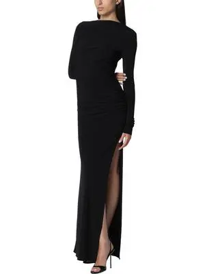 Andamane Open-back Stretch Jersey Maxi Dress - Black