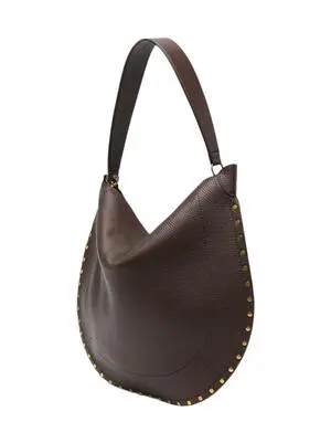 Isabel Marant Étoile Oskan Leather Hobo Bag - Brown