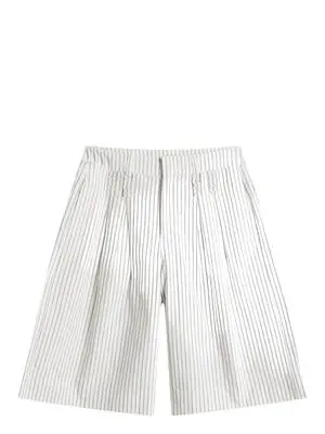 DAMSON MADDER Ambrosia Wide Leg Bermuda Shorts - Stripe