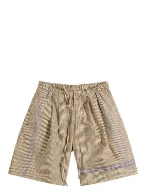 STORY MFG. Lark Shorts - Crispy Bark Gingham