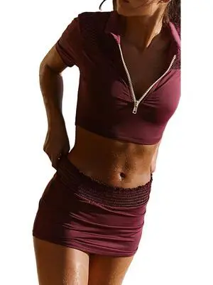 STONE FOX SWIM Bondi Surf Skort At - Fig