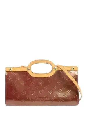 LOUIS VUITTON Monogram Vernis Roxbury Drive Tote Bag - Brown