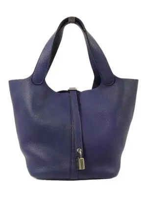 Hermès Mm Picotin Tote Bag - Blue