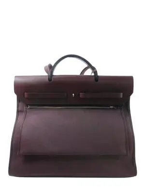 Hermès Gm Herbag Two-way Handbag - Red