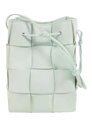 Bottega Veneta Small Cassette Bucket Bag - Blue