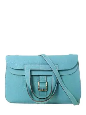 Hermès 2015 31 Halzan Shoulder Bag - Blue
