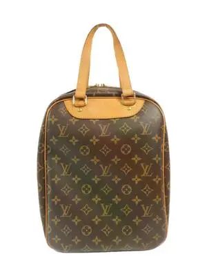 LOUIS VUITTON Monogram Excursion Satchel Bag Brown