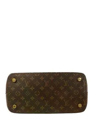 LOUIS VUITTON Monogram Lockit Mm Tote Bag - Brown