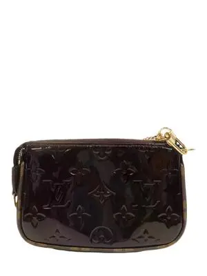 LOUIS VUITTON Louis Vuitton Mini Pochette Accessoires Shoulder Bag Red