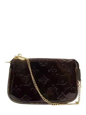 LOUIS VUITTON Louis Vuitton Mini Pochette Accessoires Shoulder Bag Red