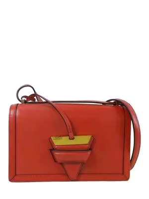 Loewe Barcelona Foldover Top Shoulder Bag - Red
