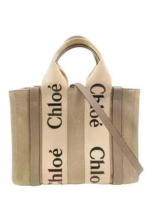 Chloé Woody Tote Bag - Neutrals