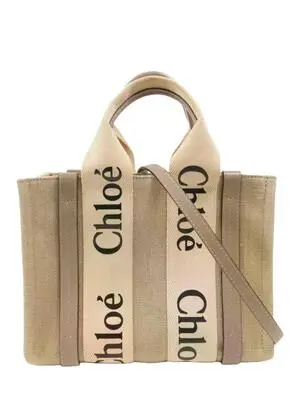 Chloé Woody Tote Bag - Neutrals
