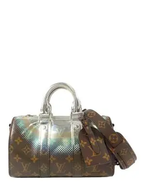 LOUIS VUITTON Keepall Bandoulière 25 2-way Tote Bag - Brown