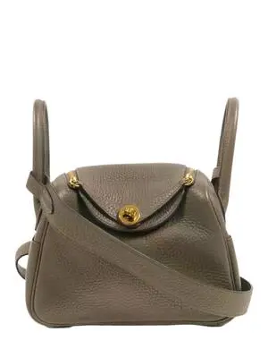 Hermès 2019 Mini Lindy Tote Bag - Grey