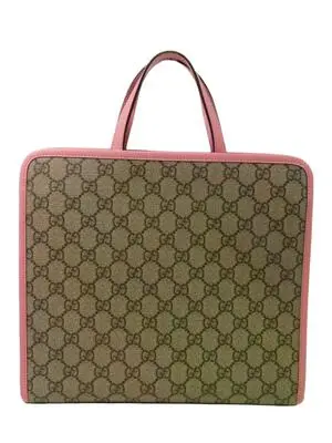 Gucci Strawberry-motif Gg Canvas Tote Bag - Neutrals
