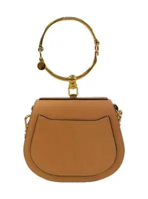 Chloé Nile Leather Shoulder Bag - Neutrals