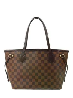 LOUIS VUITTON Pm Damier Neverfull Tote Bag - Brown