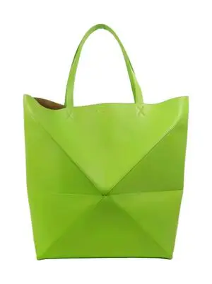 Loewe Puzzle Fold Tote Bag - Green