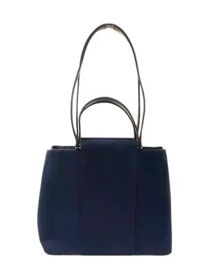 Hermès Cabag Pm Canvas Shoulder Bag - Blue