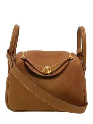 Hermès Mini Lindy Shoulder Bag - Brown