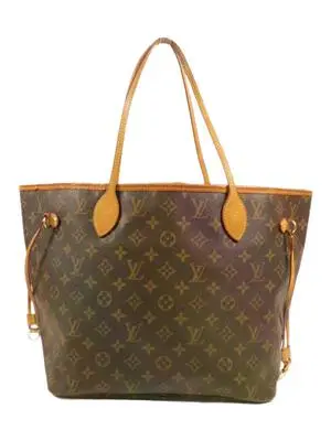 LOUIS VUITTON Mm Neverfull Monogram Tote Bag - Brown