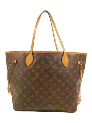 LOUIS VUITTON Monogram Canvas Neverfull Mm Tote Bag - Brown