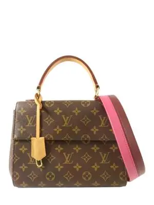 LOUIS VUITTON Bb Cluny Monogram Tote Bag - Brown