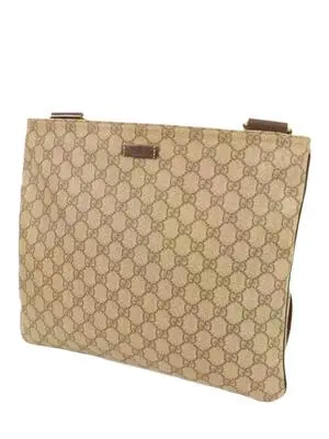 Gucci Gg Supreme Shoulder Bag - Neutrals