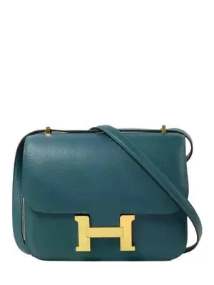 Hermès Mini Constance Shoulder Bag - Blue