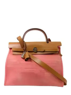Hermès 2015 Pm Herbag 2way Tote Handbag - Pink
