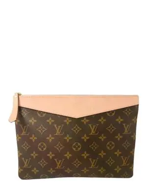 LOUIS VUITTON Daily Pouch Clutch Bag - Brown