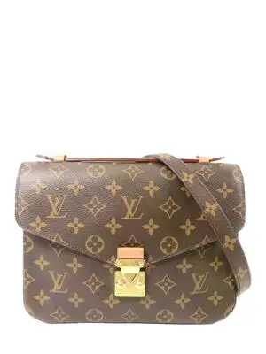 LOUIS VUITTON Monogram Pochette Metis Mm - Brown