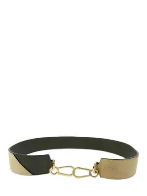 Loewe Leather Shoulder Strap - Green