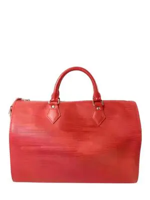 LOUIS VUITTON 35 Speedy Epi Tote Bag - Red