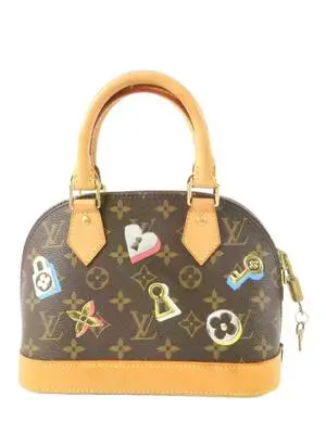 LOUIS VUITTON Love Lock Alma Bb Tote Bag - Brown