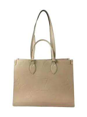 LOUIS VUITTON Monogram Empreinte On The Go Shoulder Bag - Neutrals