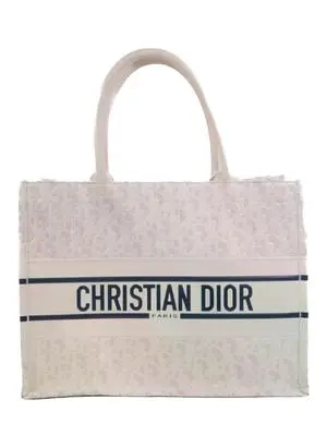 Dior Medium Book Tote Handbag - Neutrals