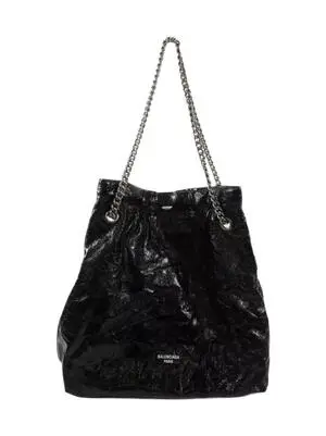 Balenciaga Crush Chain-strap Tote Bag - Black