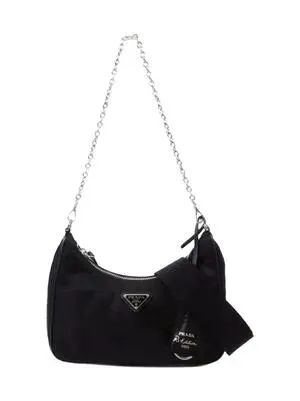 Prada 2005 Re-edition Shoulder Bag - Black