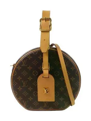 LOUIS VUITTON Petite Boîte Chapeau Monogram Shoulder Bag - Brown