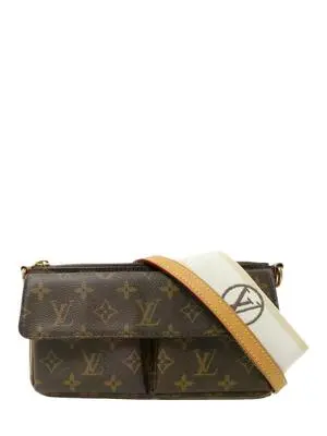 LOUIS VUITTON Monogram Vivacite Shoulder Bag - Brown