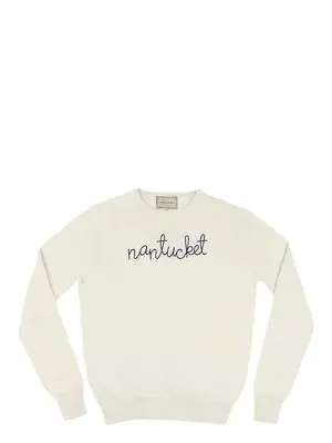 Lingua Franca Nantucket Crew-neck Sweater - Neutrals