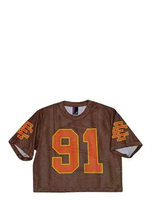 ERIC EMANUEL Number Print T-shirt - Brown