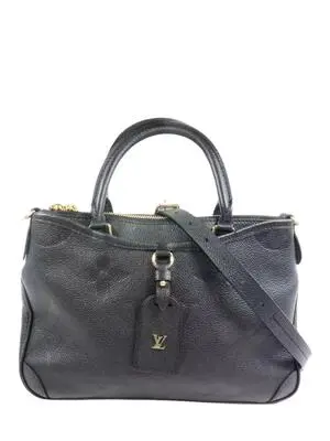LOUIS VUITTON Trianon Monogram Empreinte Tote Bag - Black