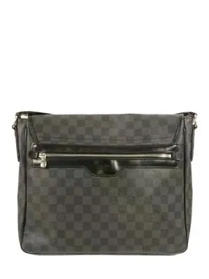 LOUIS VUITTON Mm Daniel Damier Graphite Shoulder Bag Grey