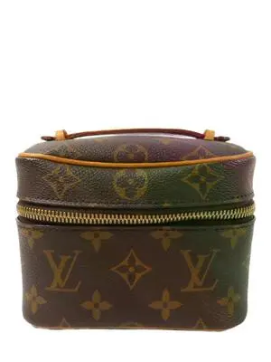 LOUIS VUITTON Monogram Nice Nano Make-up Bag - Brown