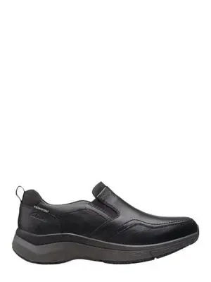 Clarks Wave 2.0 Edge Leather Slip-on Sneakers - Black