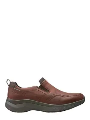 Clarks Wave 2.0 Edge Leather Slip-on Sneakers - Brown