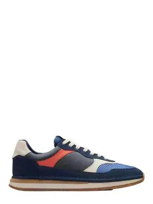 Clarks Craftrun Tor Panelled Sneakers Blue